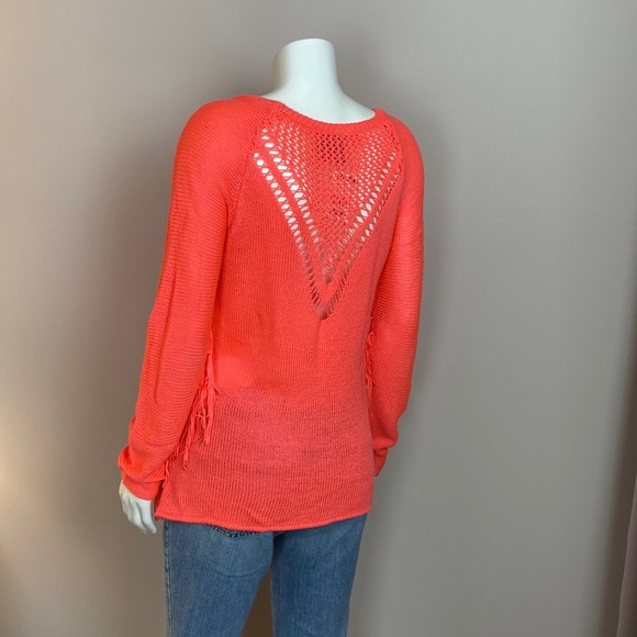 love on a hanger | Sweaters | Nwt Neon Coral Sweater | Poshmark